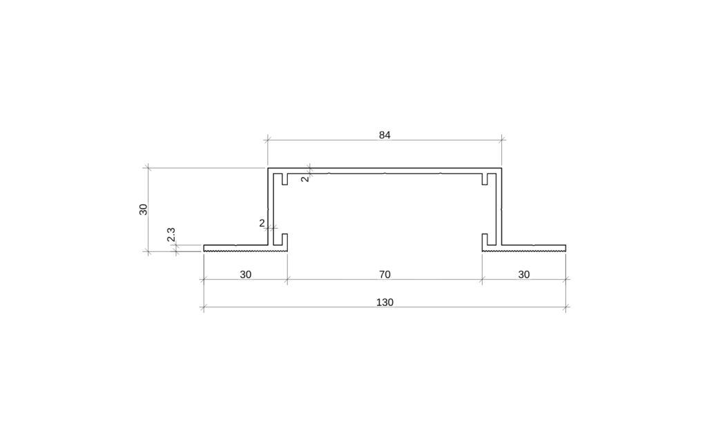 Omega-Profil Alu 130x30x2.00mm – Fassaden-Systemlösungen | Wagner ...